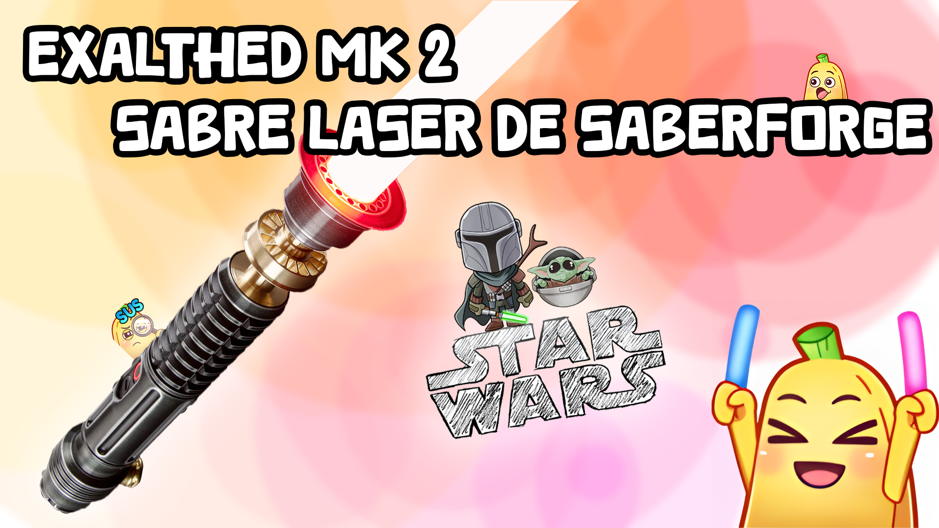 Présentation du sabre laser Exalthed de Saberforge - noixdecitron.tech